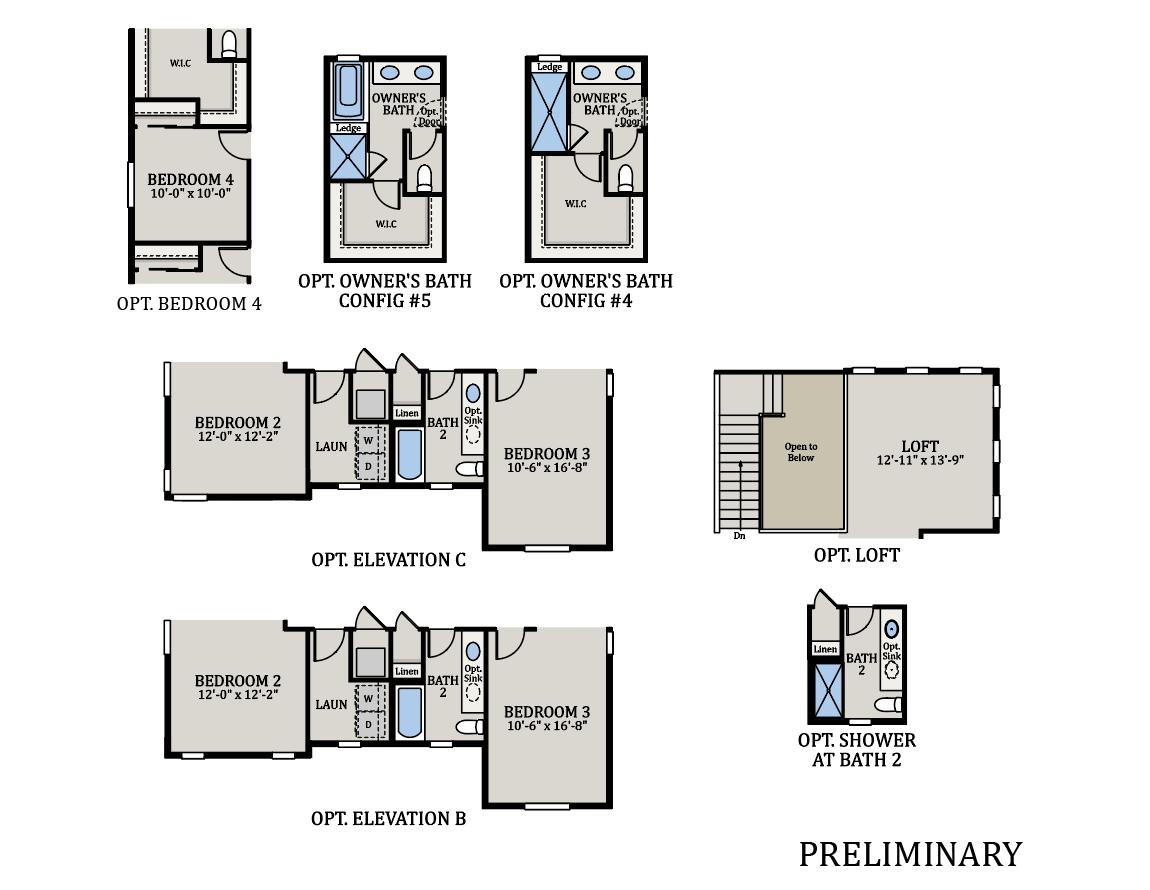 Evergreen Floor Plan Gallery - Taylor Morrison