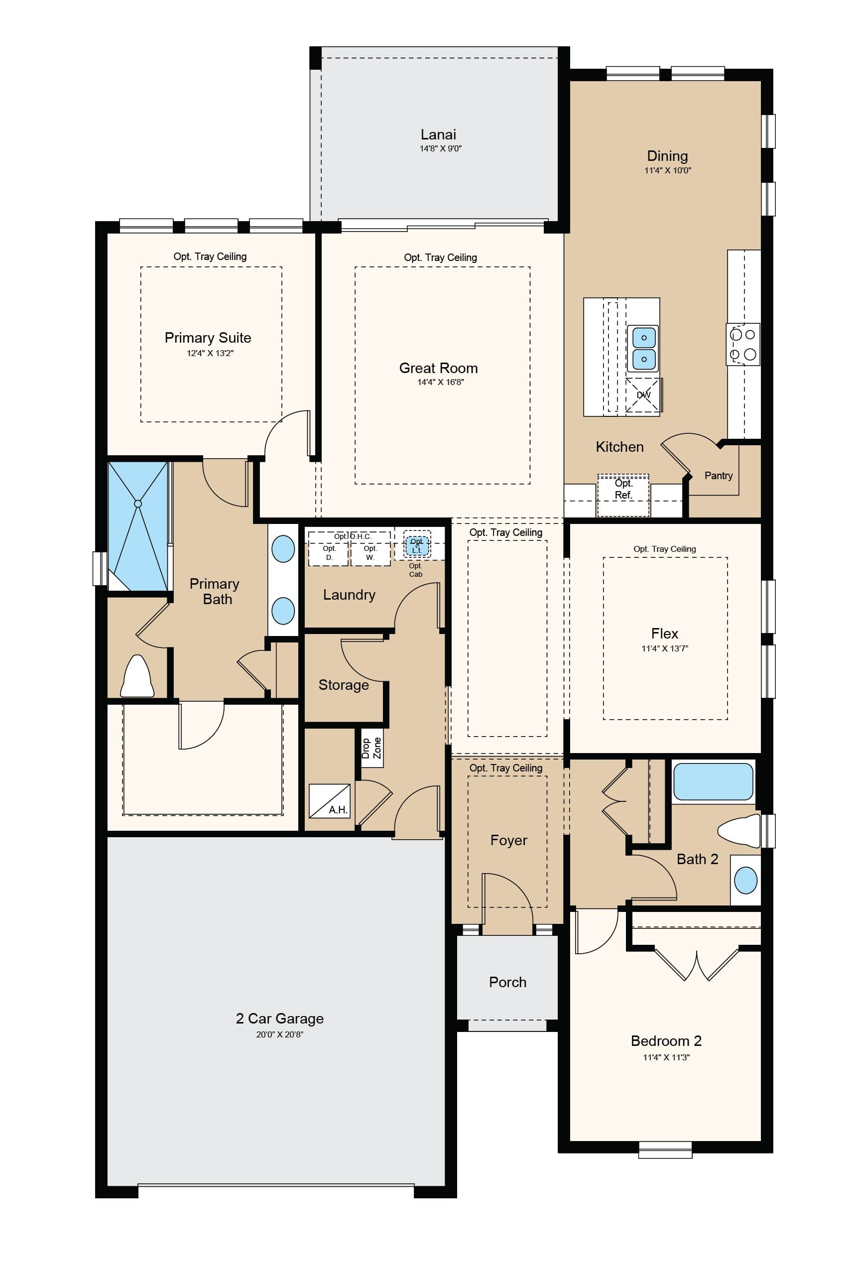 Esplanade at Sky Ranch Monte Floor Plan