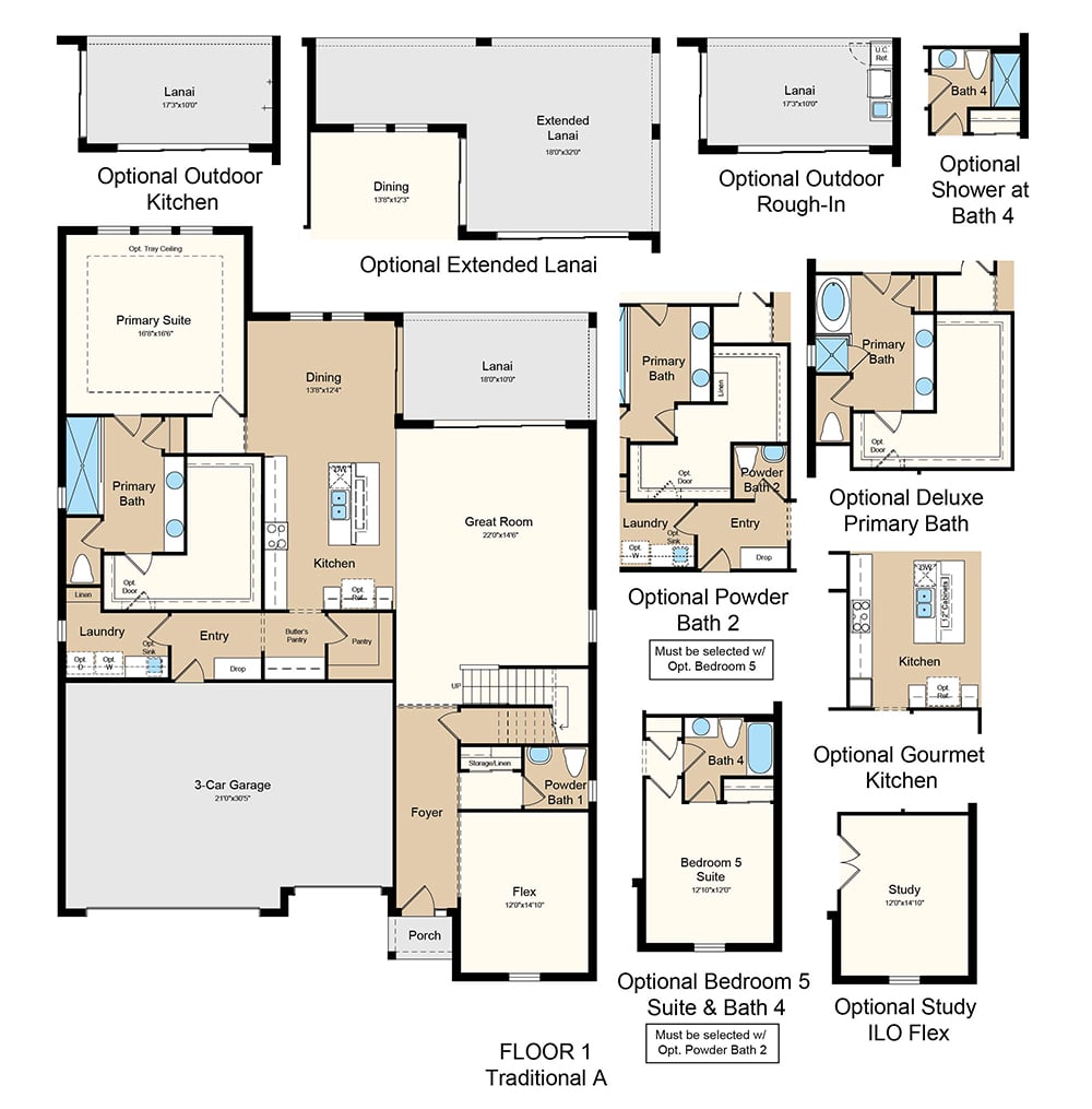 Cassia at Sky Ranch Nantucket Floor Plan