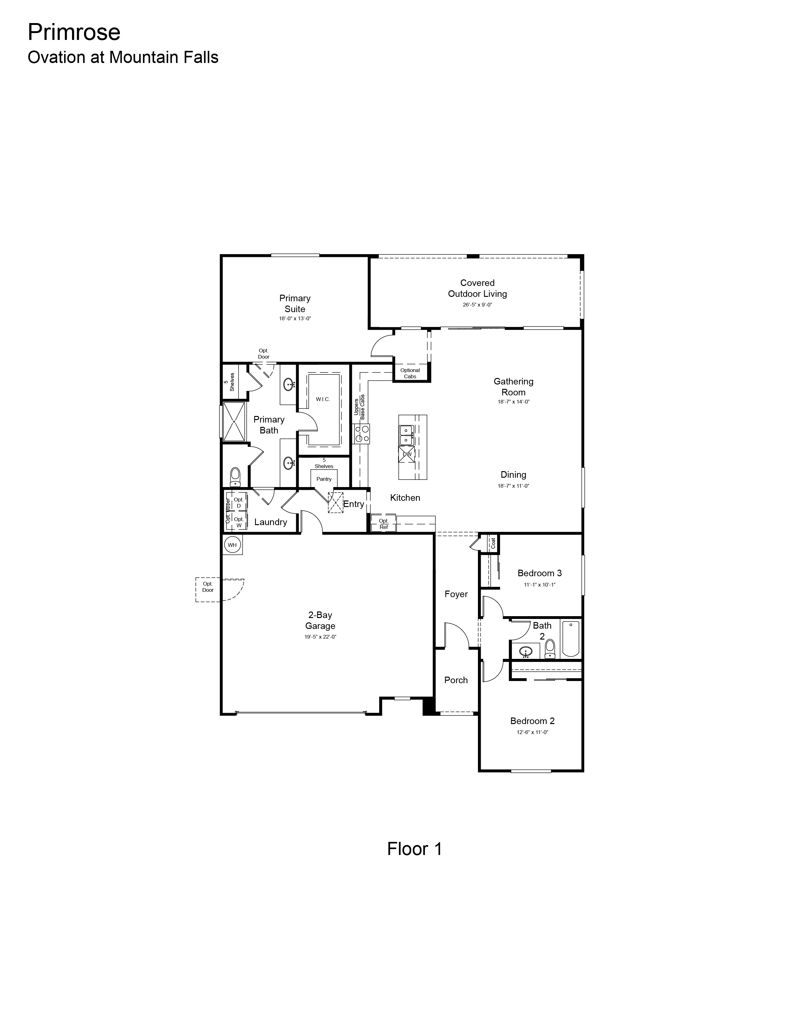 Primrose Floor Plan Gallery - Taylor Morrison