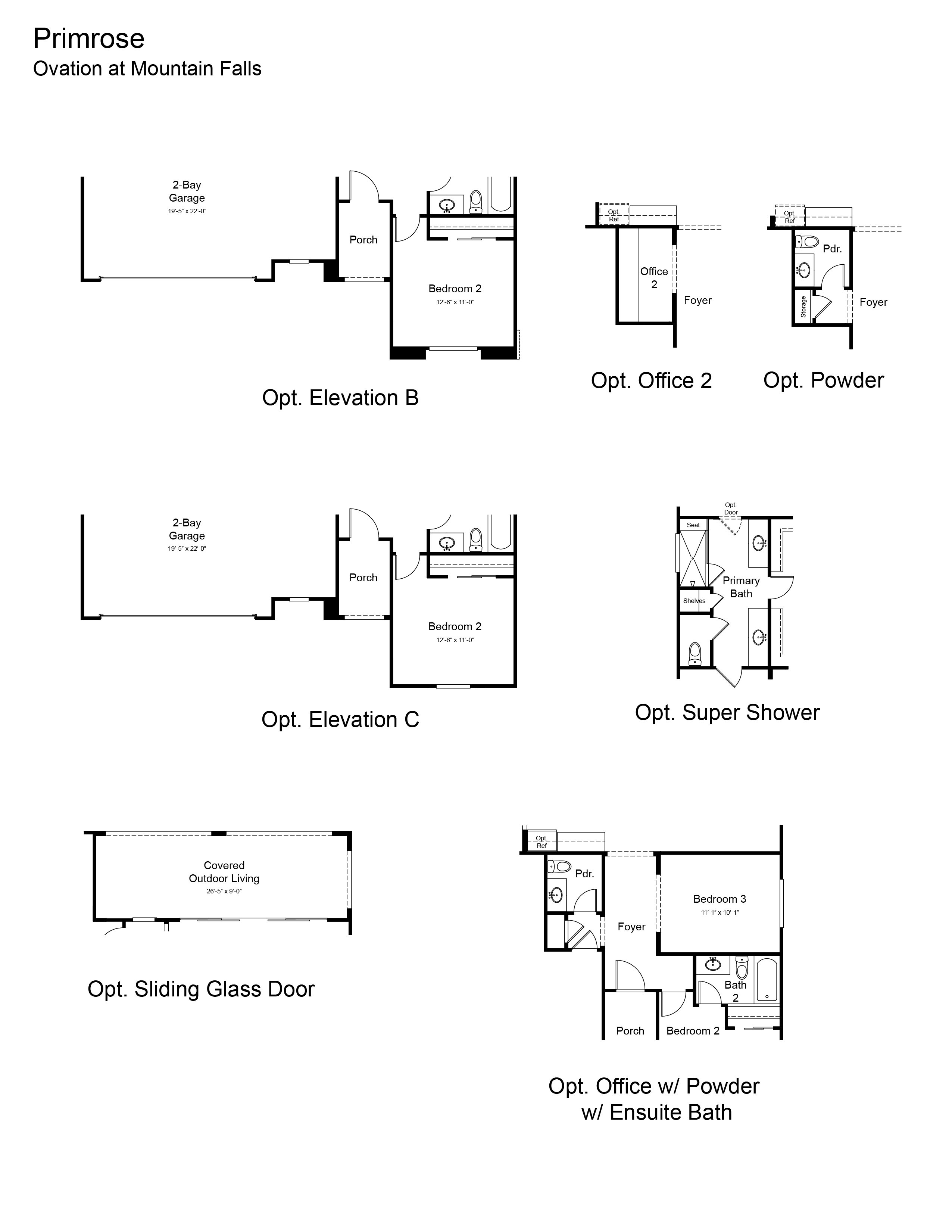Primrose Floor Plan Gallery - Taylor Morrison