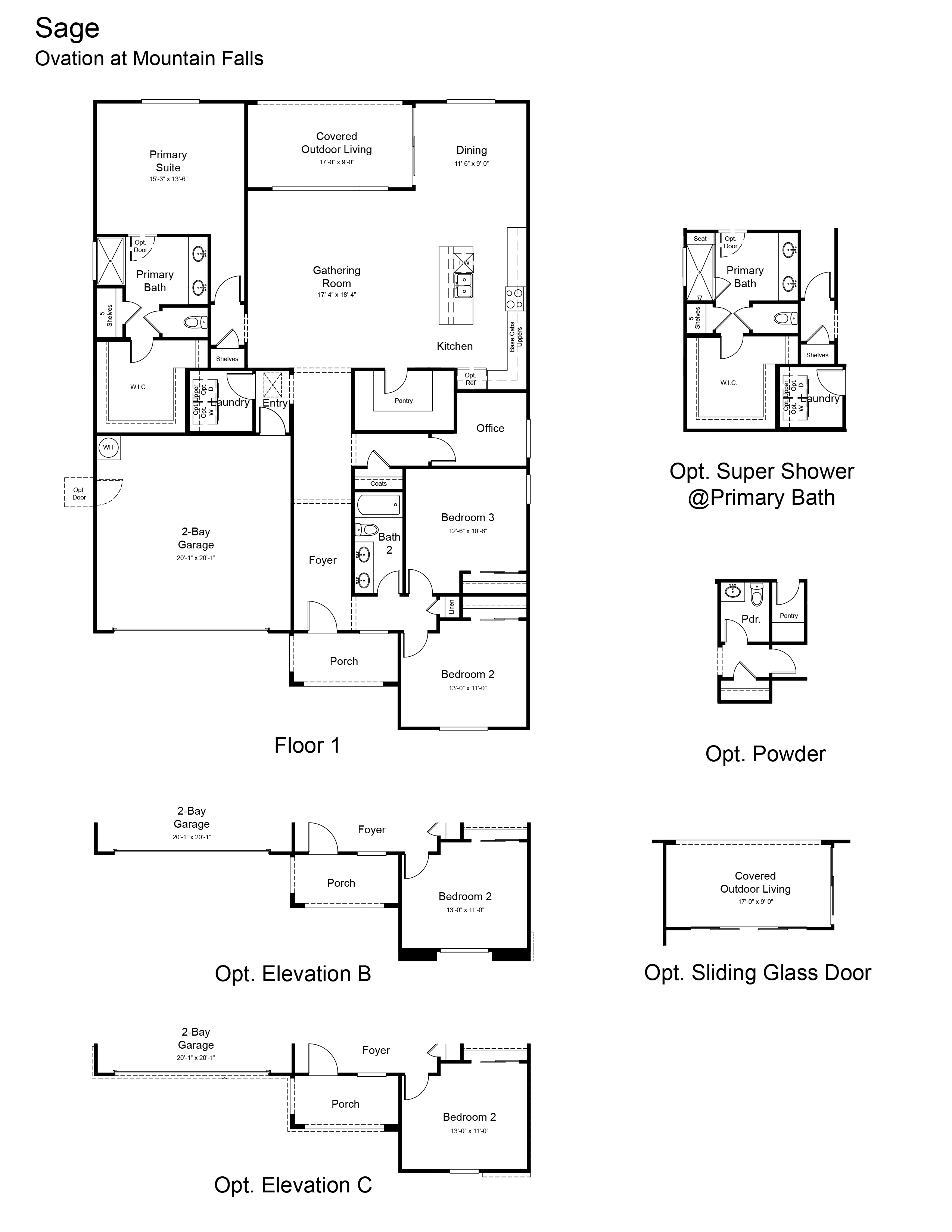 Sage Floor Plan Gallery - Taylor Morrison