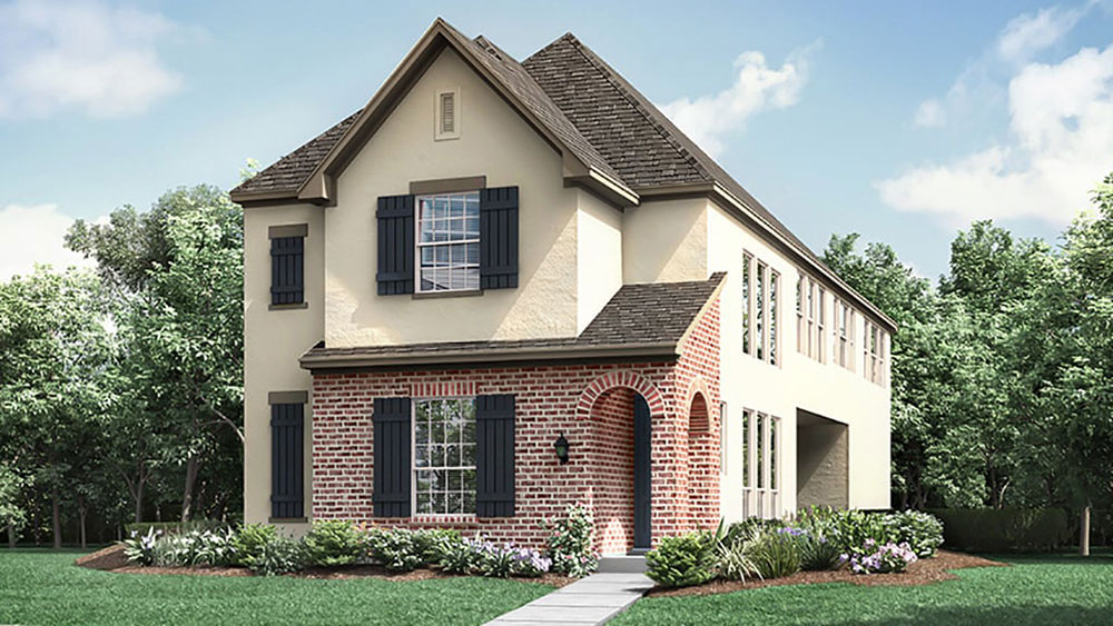 Brentwood 3 bedroom home for sale in Frisco at Fields Villas - Darling ...