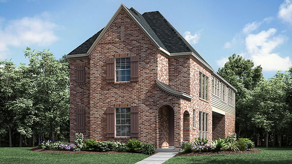 Brentwood 3 bedroom home for sale in Frisco at Fields Villas - Darling ...